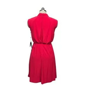 Adrianna Papell | Dresses | Adrianna Papell Geranium Red Matte Jersey ...